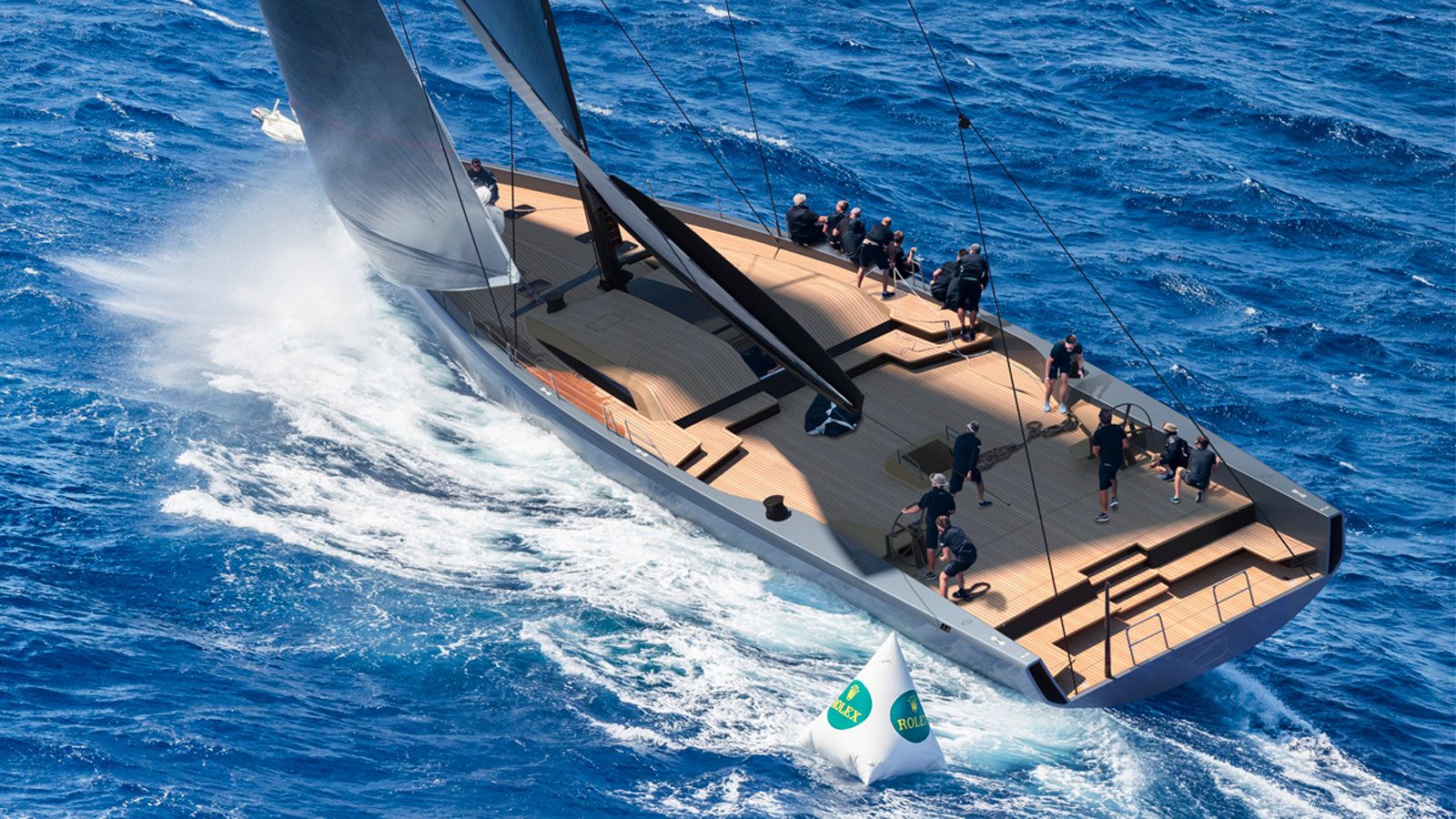 The two faces of sailing combine in the wallywind110 sailing yacht